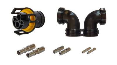 251266 - 4P Socket Set for ISOBUS (ISO 11783-2)