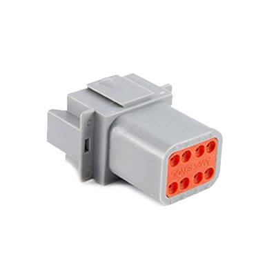 AT04-08PA - AT Series 8-Way Receptacle Male Connector